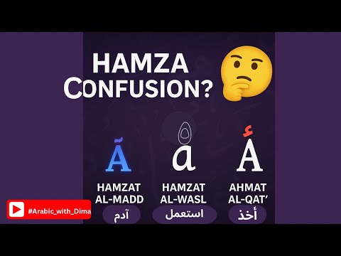 Stop Confusing These Hamzas! | Arabic Hamza Explained (همزة المد، همزة الوصل، همزة القطع)