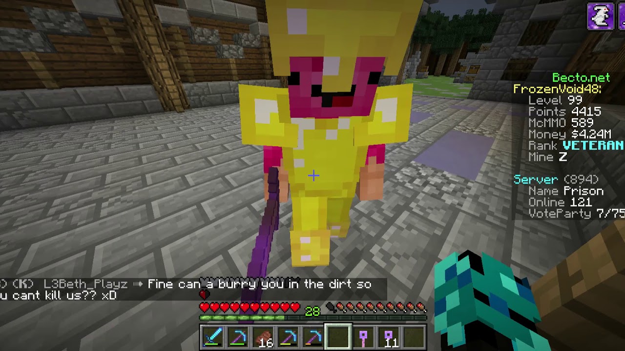 Minecraft Prison | Mystic Vote keys - YouTube