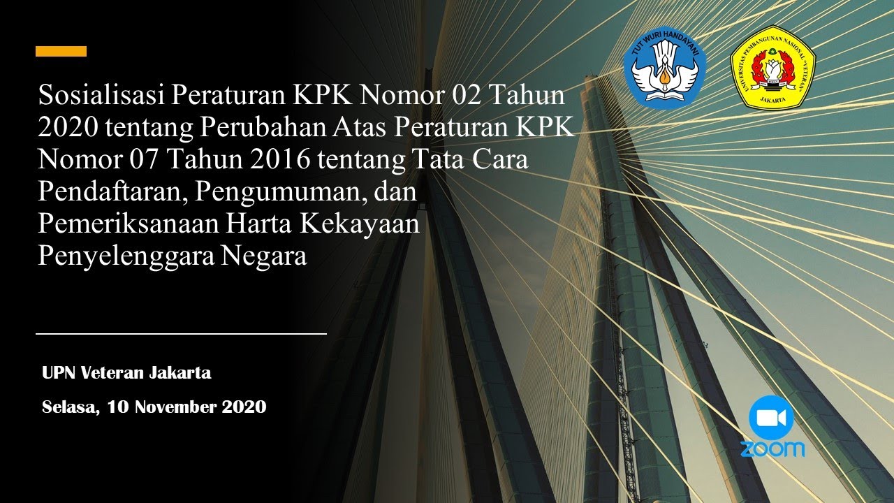 Sosialisasi Peraturan KPK No 02 Tahun 2020 dan Keg Evaluasi ...