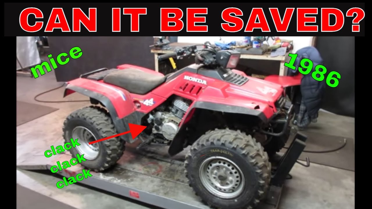 Honda's First 4x4 ATV Left For Dead. Will It Run? - YouTube