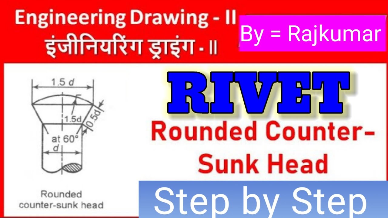 Understanding Rounded counter sunk || Rounded counter sunk Explained ...