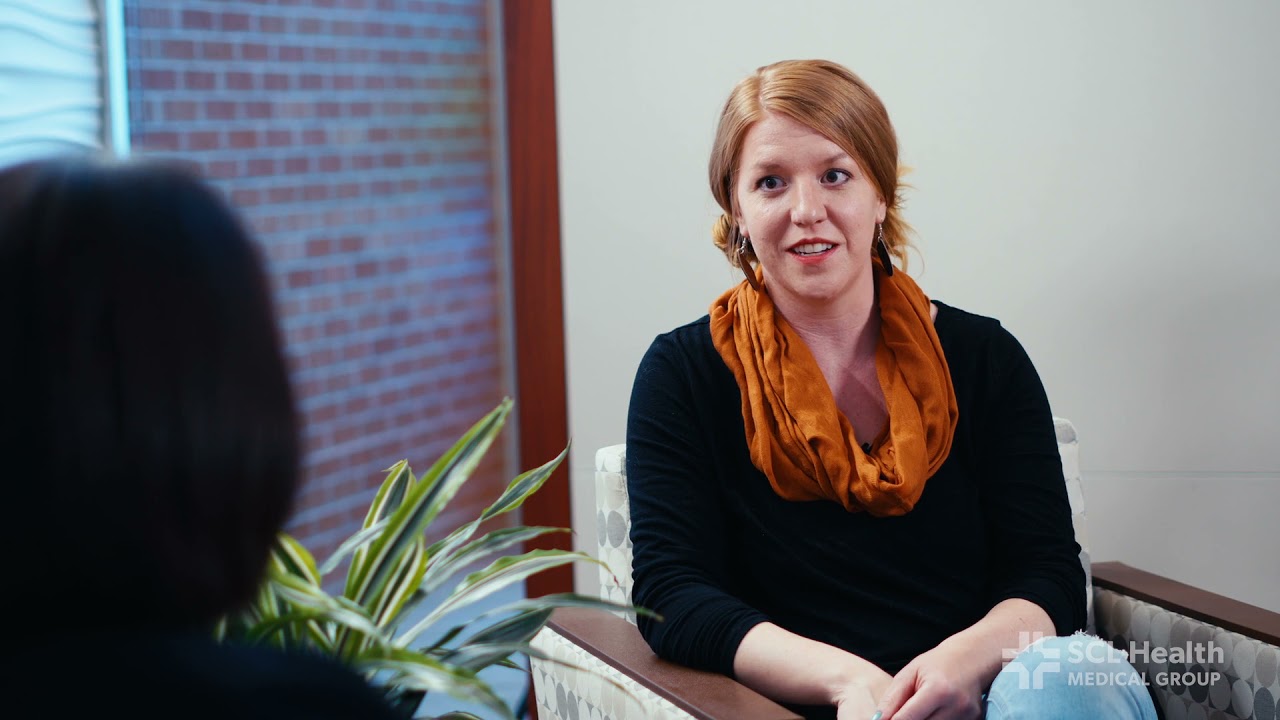 SCL Health St Mary's Leah Maulding Certified Nurse Midwife visits with ...