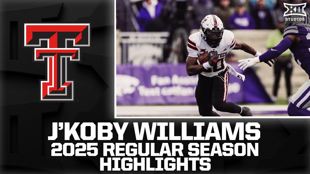 J'Koby Williams Regular Season Highlights | 2025 Big 12 Football - YouTube