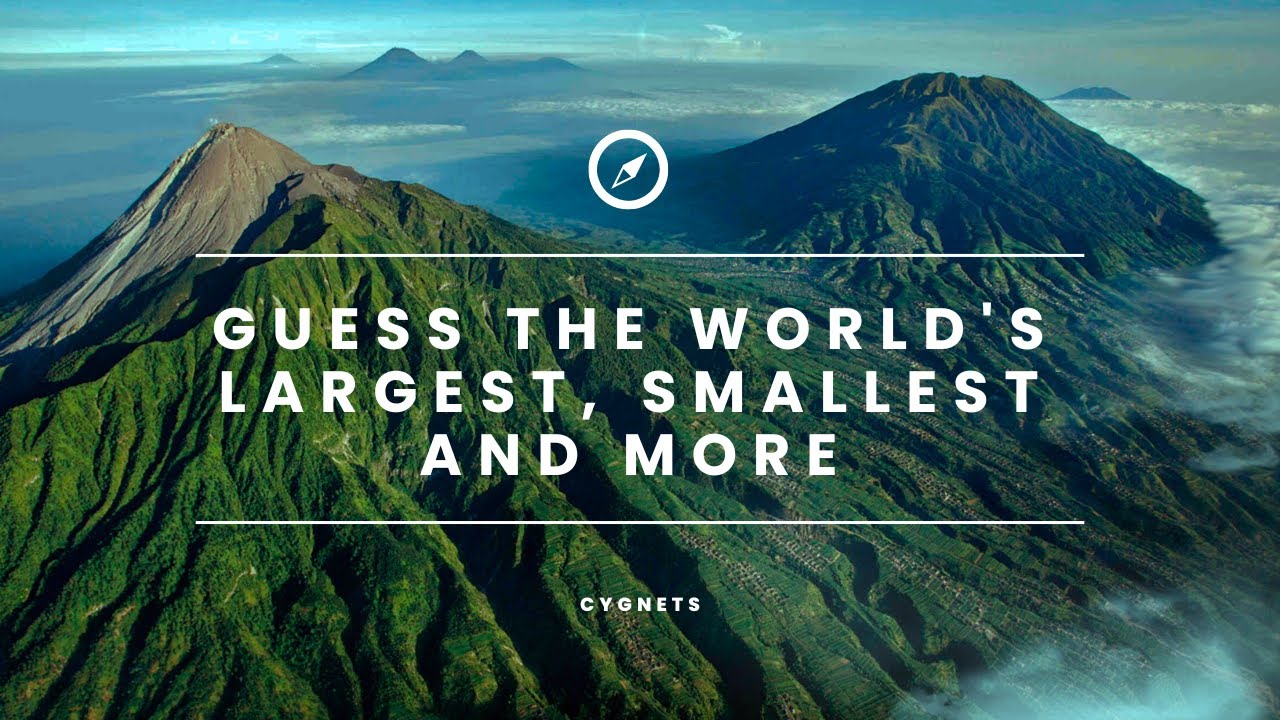 Do you know these World's largest, smallest, deepest, longest and more ...