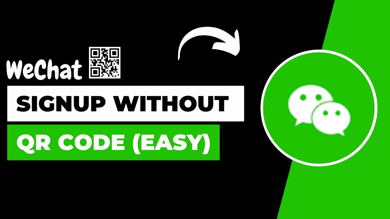 How to Sign Up WeChat Without QR Code ! 2023 - YouTube