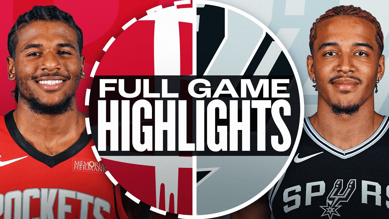 ROCKETS at SPURS | FULL GAME HIGHLIGHTS | October 28, 2024 - YouTube
