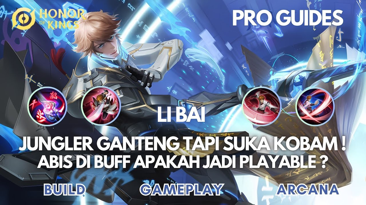 LI BAI! HERO JUNGLER MEKANIK YANG JARANG DI PICK?! PADAHAL KUAT BANGET ...