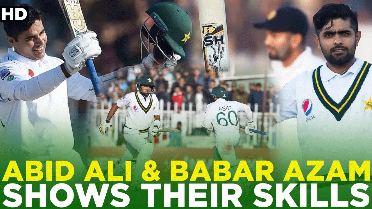 Abid Ali & Babar Azam Shows Their Skills At Rawalpindi | Both Hits ...