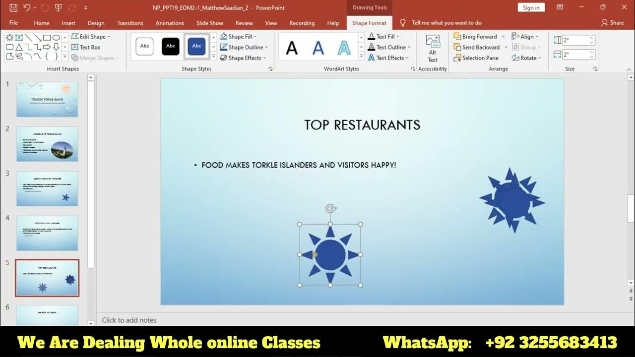New Perspectives PowerPoint 2019 | Module 2: End of Module Project 1 | Module 2: End of Module ...