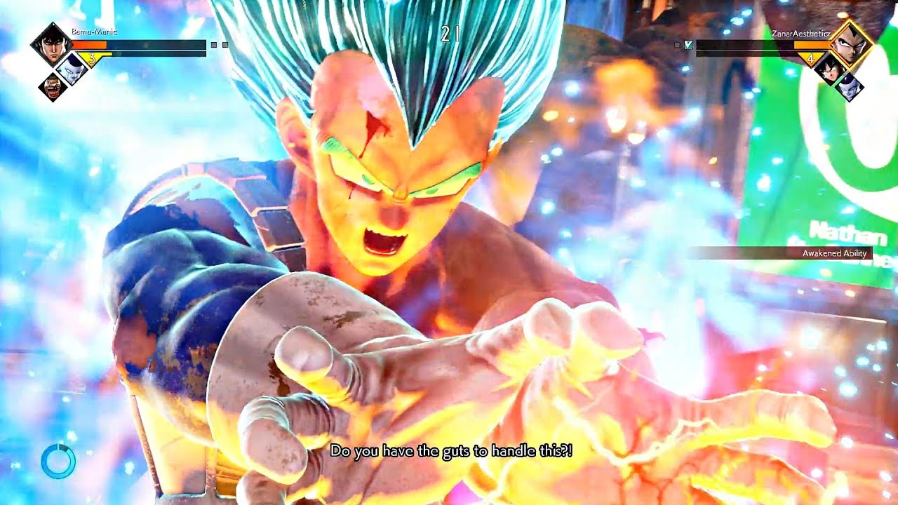 JUMP FORCE - Super Saiyan Blue Vegeta Gameplay & All Supers + SSB Final ...