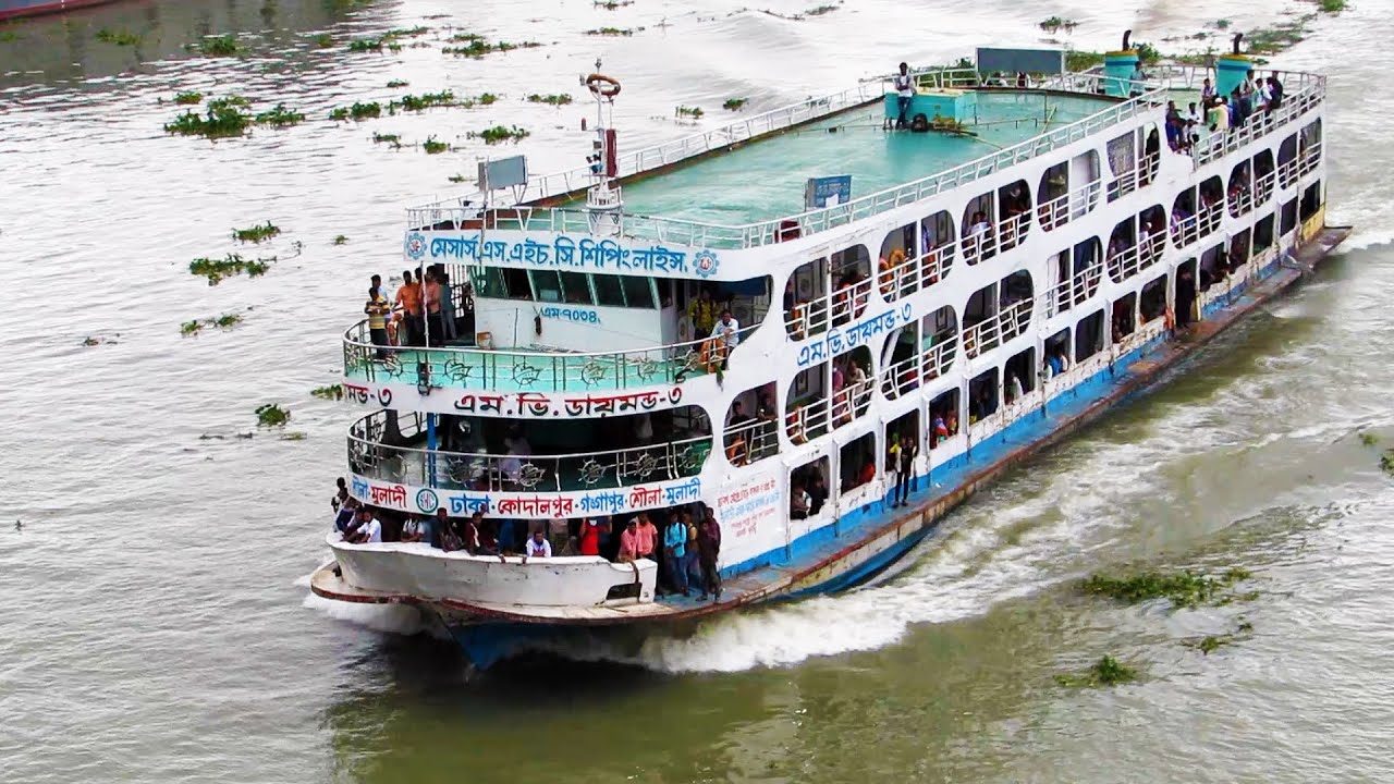 M.V. Diamond 3 Launch | Dhaka To Muladi Launch Service | M-7034 Fastest ...