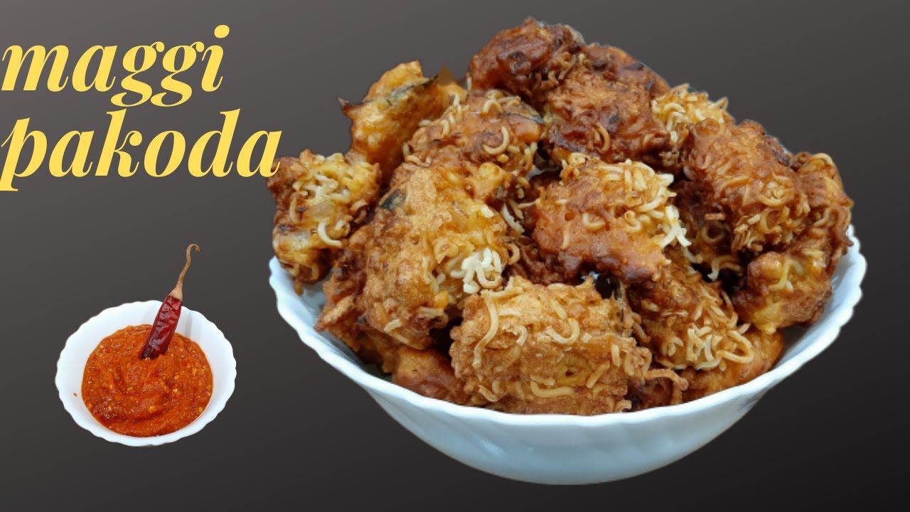 Maggi Pakoda / onion pakkavada/pokkavada/ ulli pokkavada/noodles ...