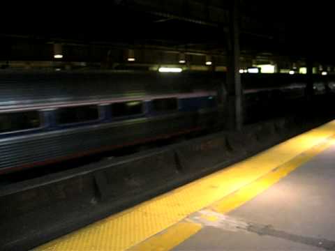 HHP-8 657 Arrives at Newark Penn Station - Amtrak Conference Car - YouTube