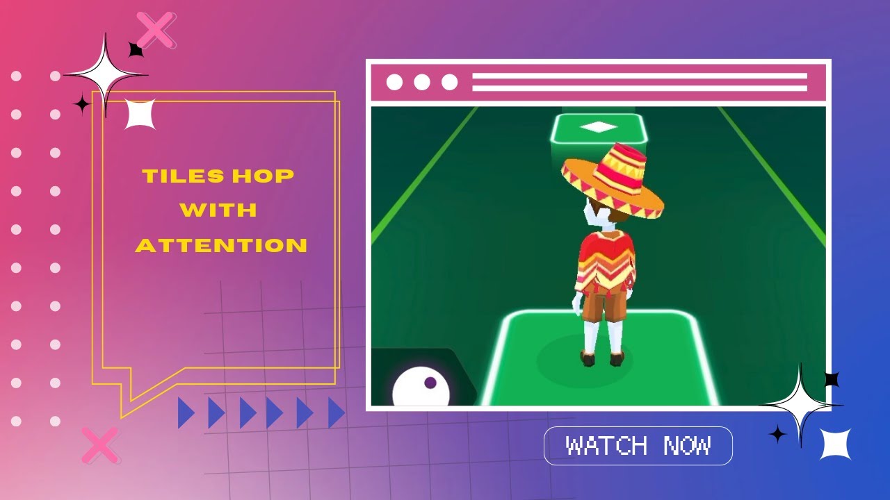 Tiles hop game 20 | hop with melody | hop with song attention - YouTube