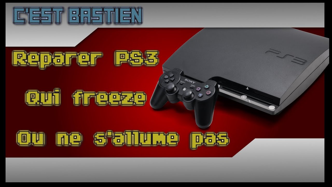 Réparer une PS3 slim qui ne s'allume plus ou freeze - YouTube