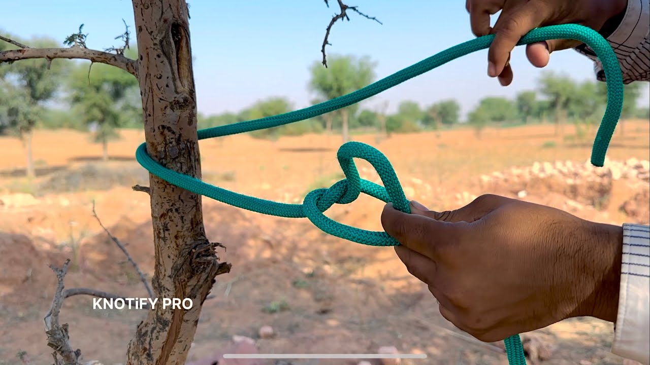 How To Make A Strong Rope Knot | Knot For Camping And Climbing | Life ...
