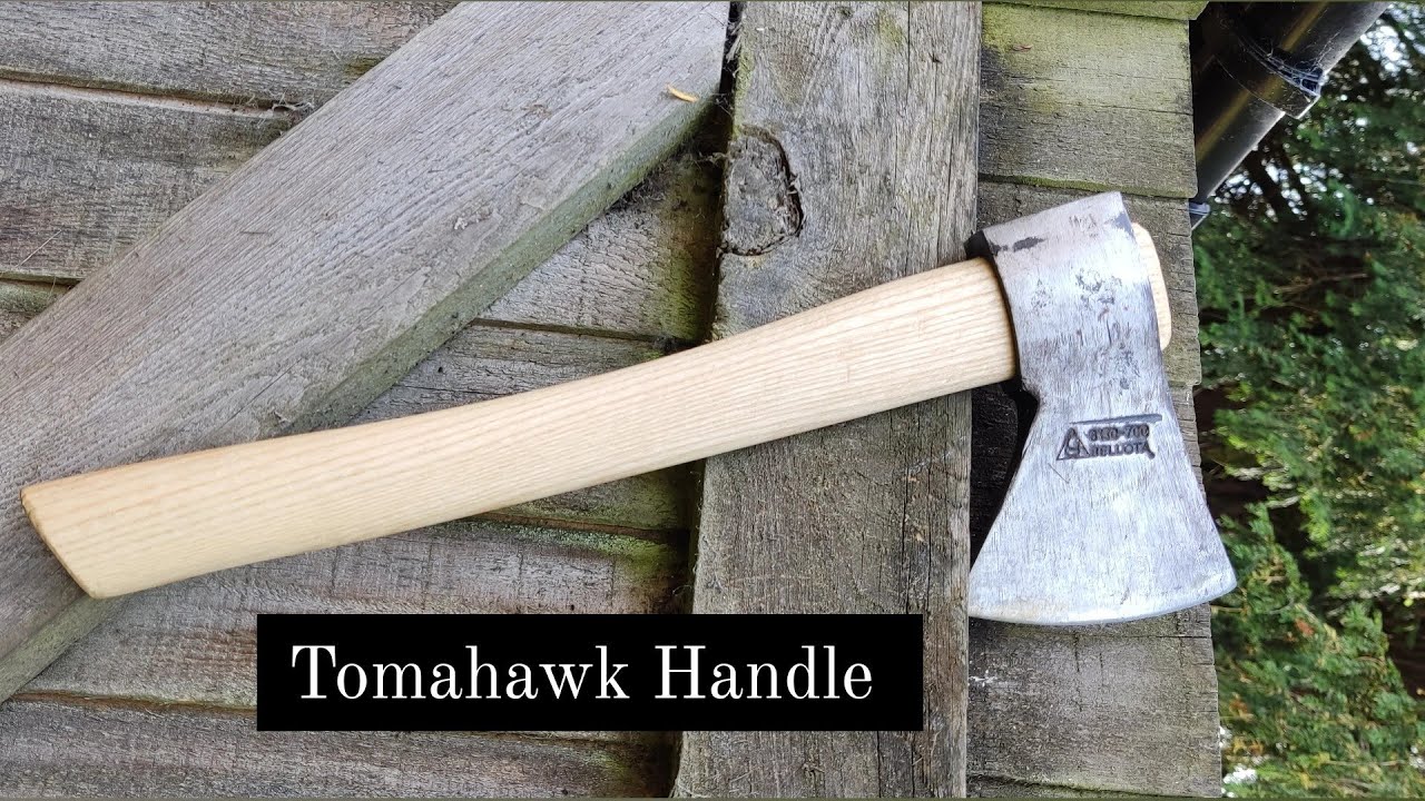 How to make a handle for a Tomahawk style Axe - YouTube