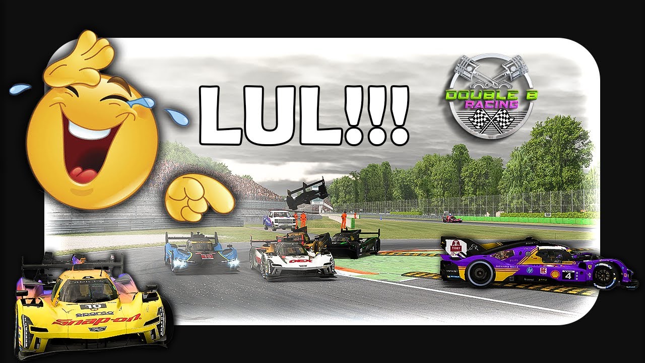 BoB, Weave, DEATH! - iracing GTP Prototype Ferrari 499p at Monza ...