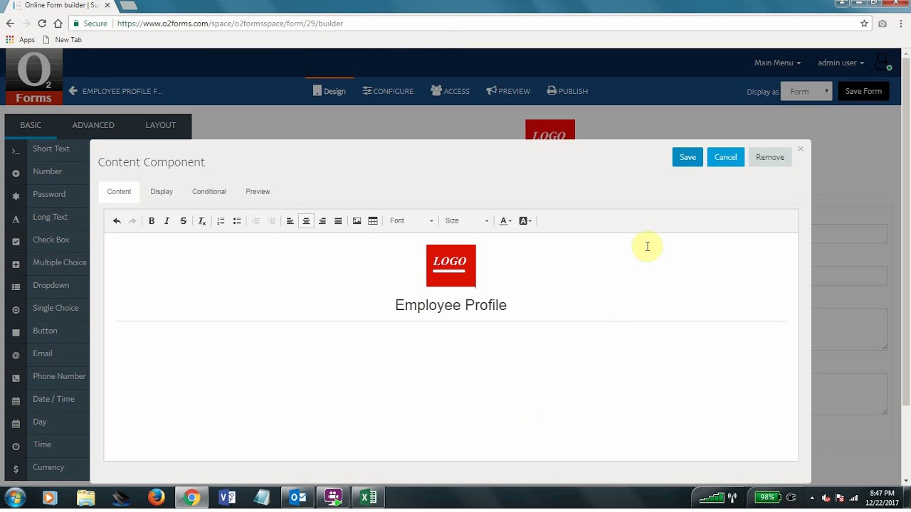 Design a simple form - YouTube