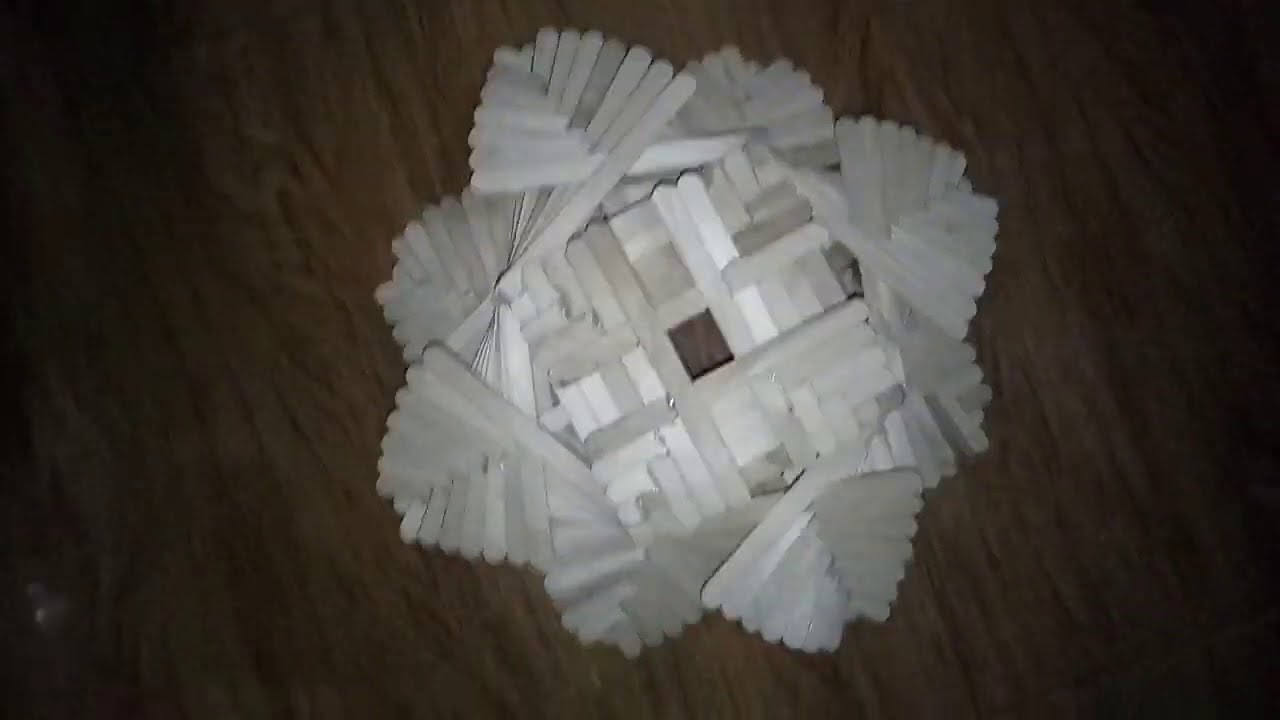 Cara Membuat Nirmana Trimata dari Stik Es Krim | How to Make Nirmana ...