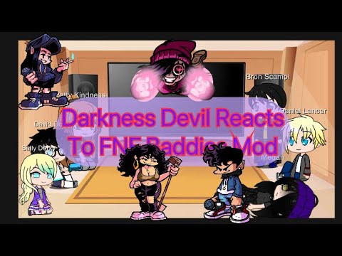 Darkness Devil reacts FnF Mod Baddies - YouTube
