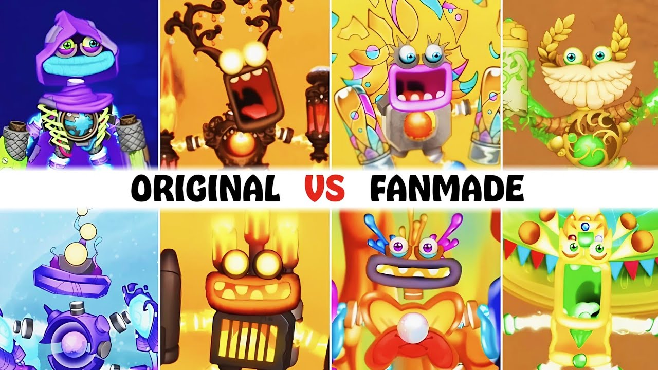 ALL Epic Wubbox Original VS Fanmade Comparisons! | My Singing Monsters ...
