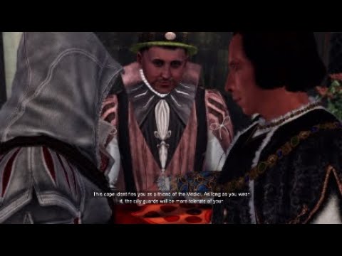 Assassin’s Creed 2 - Ezio Receives The Medici Cape - YouTube