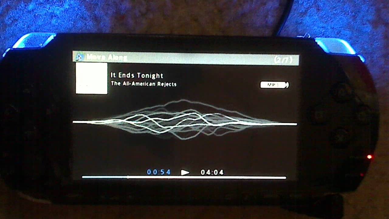 psp led lights sound reactive - YouTube