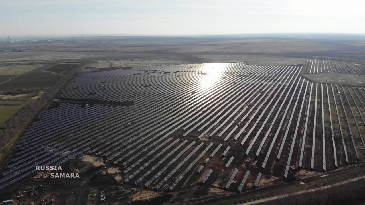 САМАРСКАЯ СОЛНЕЧНАЯ ЭЛЕКТРОСТАНЦИЯ / SAMARA SOLAR POWER PLANT / RUSSIA ...