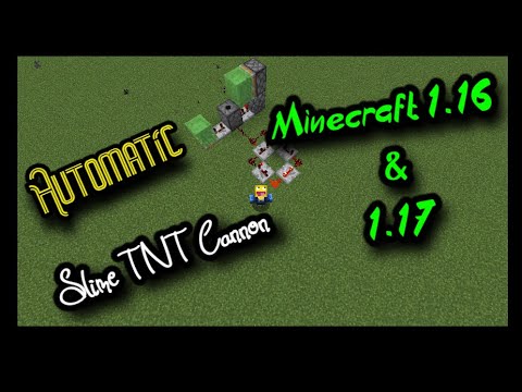 How to make an automatic slime TNT cannon in Minecraft 1.16 and 1.17 ...