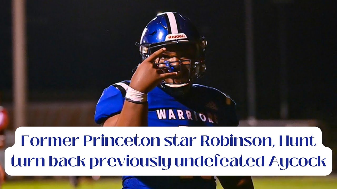 Former Princeton DL Khalyb Robinson and the Hunt Warriors get their ...