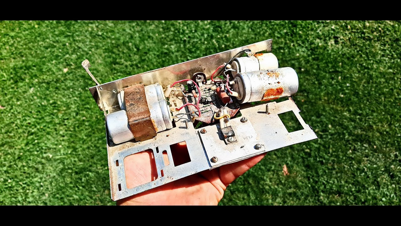 Old (Black & White) TV Power Supply ??? Exellent DIY - YouTube