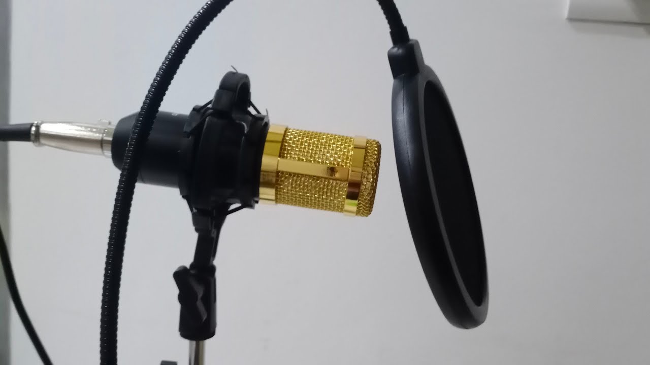 My New Condenser Microphone for recording and singing. - YouTube