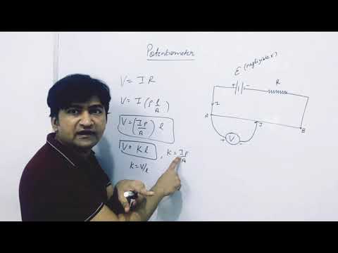Class XII TH PHYSICS: POTENTIOMETER and it's principle - YouTube