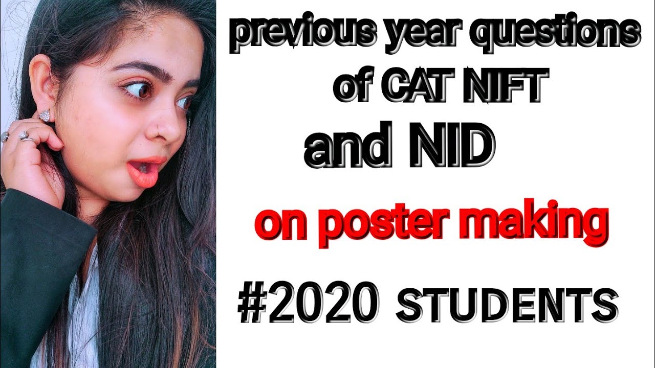 #nift, previous year question of NIFT and NID on poster making. - YouTube