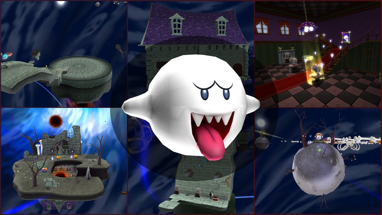 Super Mario Galaxy - Ghostly Galaxy [Cinematic Showcase] - YouTube