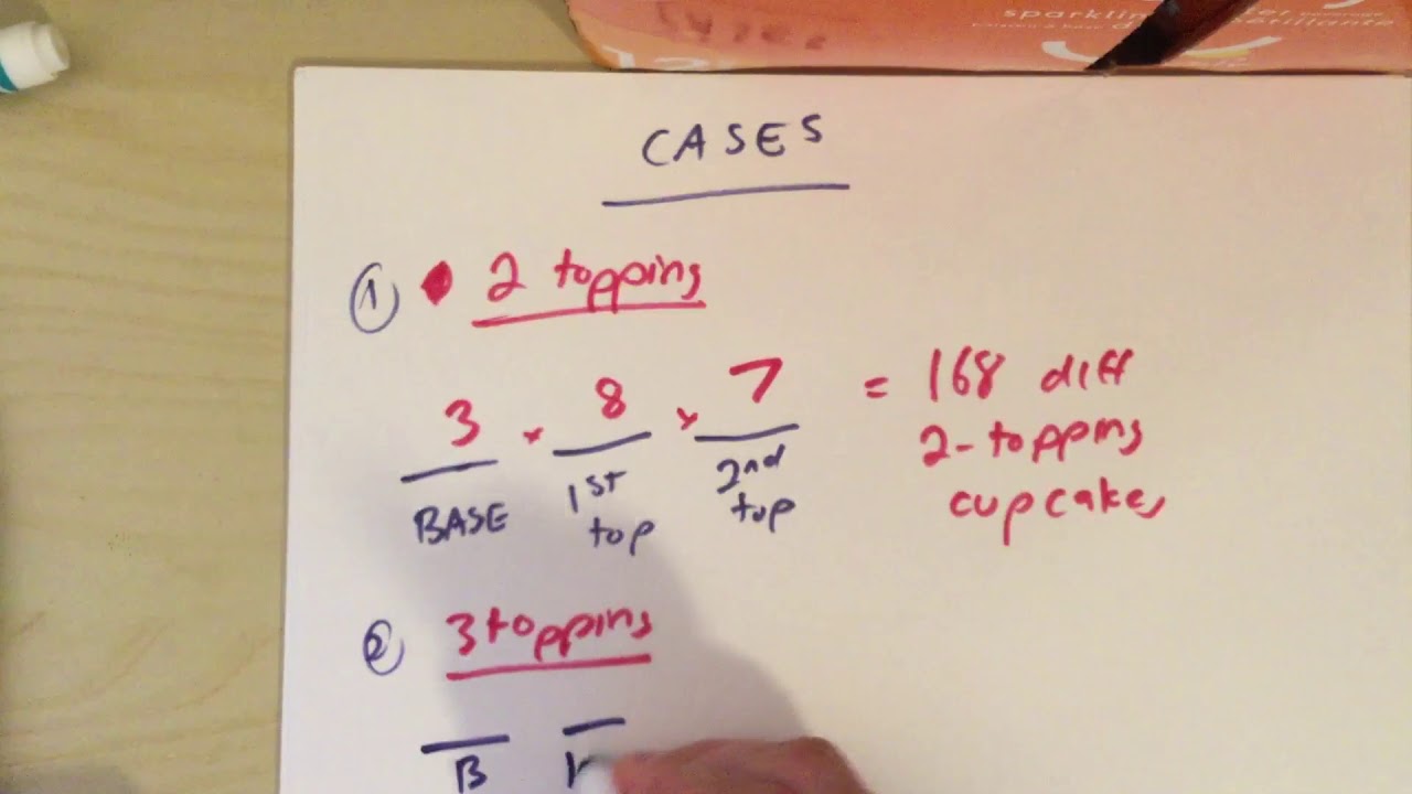 Tree diagrams (organized counting) part 3/4 - YouTube