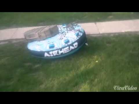 Rubber mat archery backstop test - YouTube