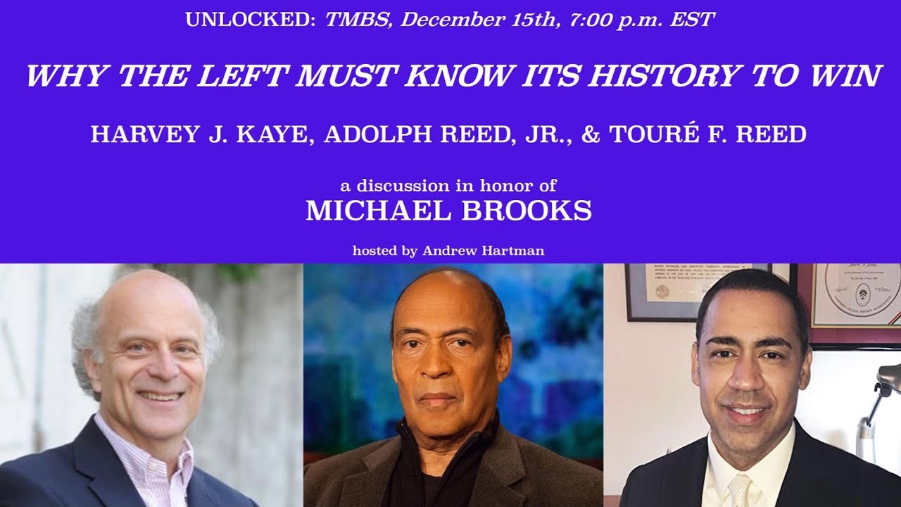 PANEL 2 THE MICHAEL BROOKS TRIBUTE SERIES Harvey Kaye, Adolph Reed & Jr ...