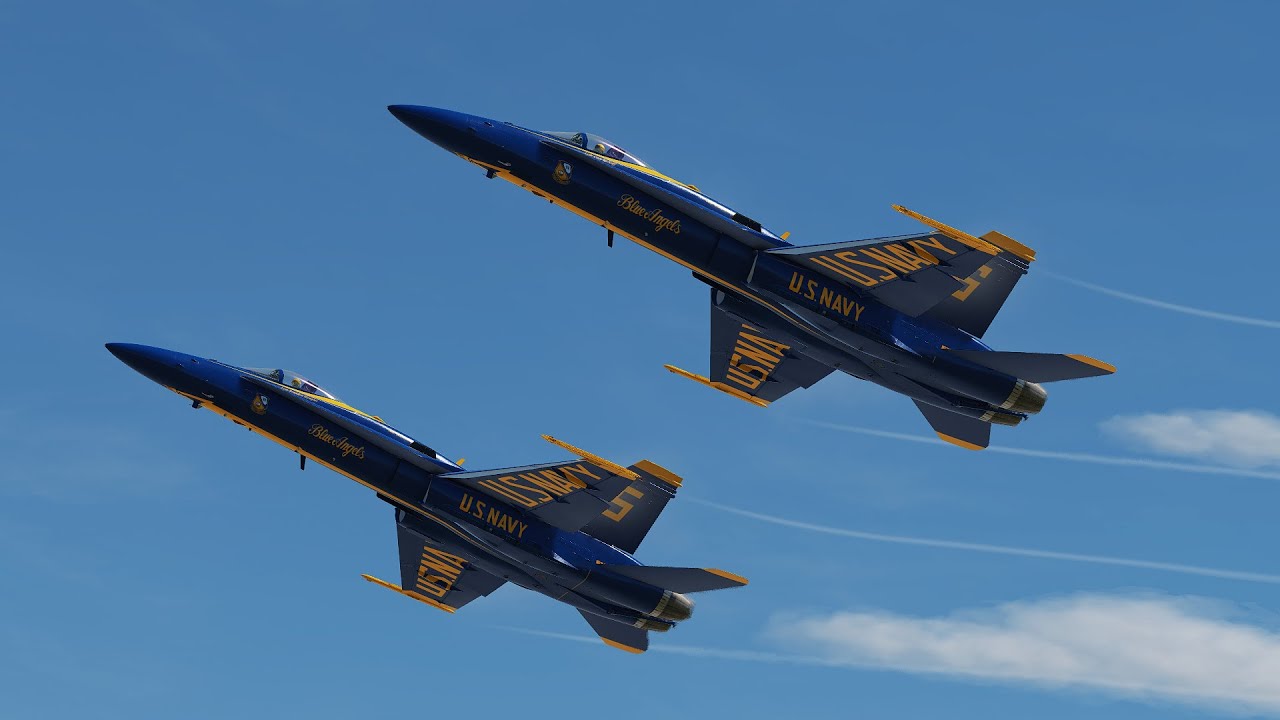 [DCS World] Blue Angels Solo Full Routine - YouTube
