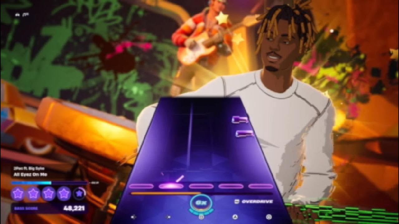 2Pac - All Eyez On Me ft. Big Syke | Fortnite Festival Expert Bass 100% ...