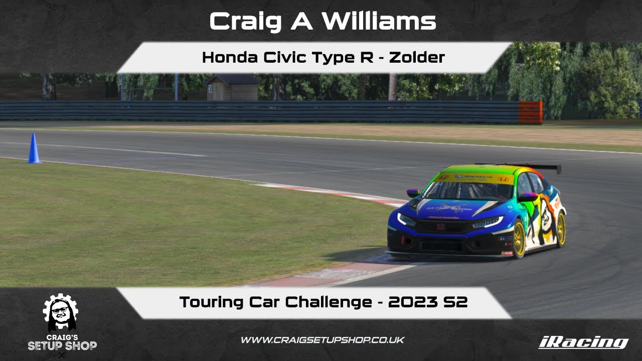 iRacing - 23S2 - Honda Civic Type R - Touring Car Challenge - Zolder ...