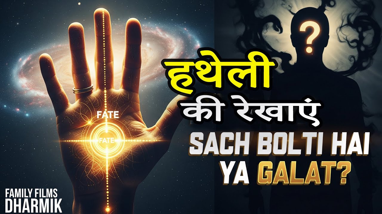 हथेली की रेखाएं सच बोलती है या गलत? | Family Films Dharmik - YouTube