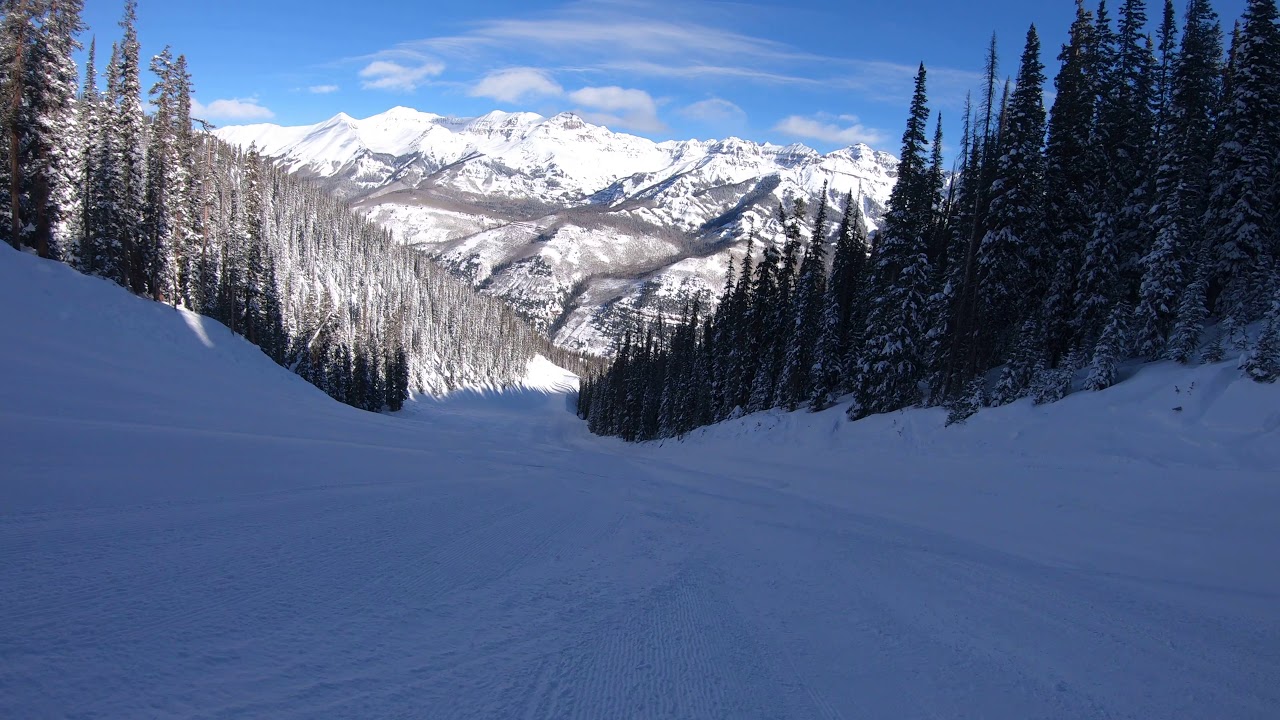 Telluride Bushwacker Top to Bottom First Chair - YouTube