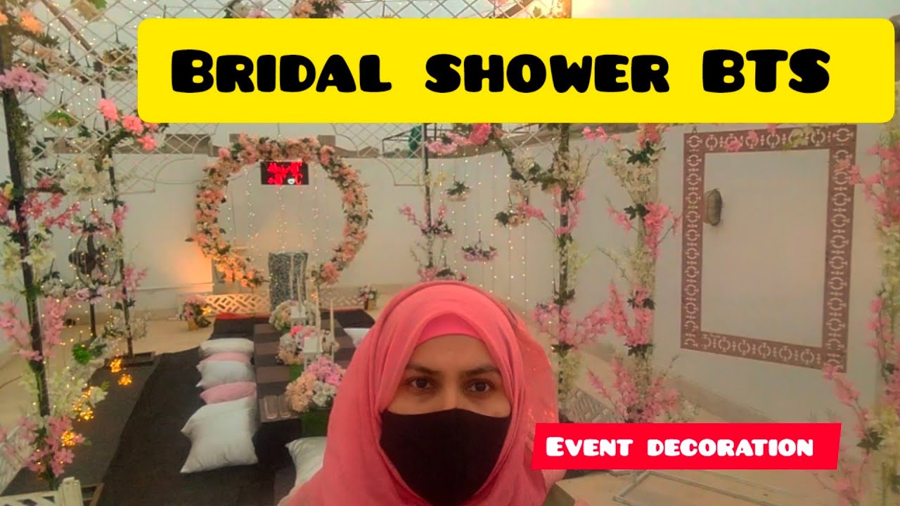 Bridal shower | bridal shower vlog | bridal shower BTS ...