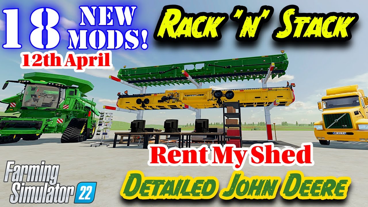 Header Stacking, Straw Silage AND MUCH MORE | FS22 Mod Review Console ...