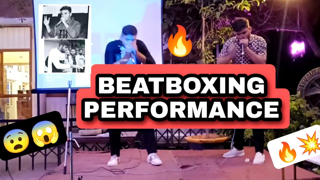 Beatboxing🔥live performance in open mic event 🔥💥 #beatboxing # ...
