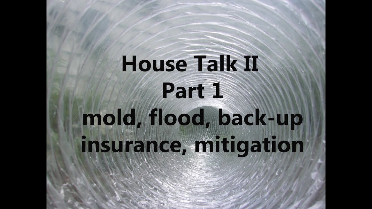 Backup, floods, insurance, mold mitigation, House Talk II Part 1 - YouTube