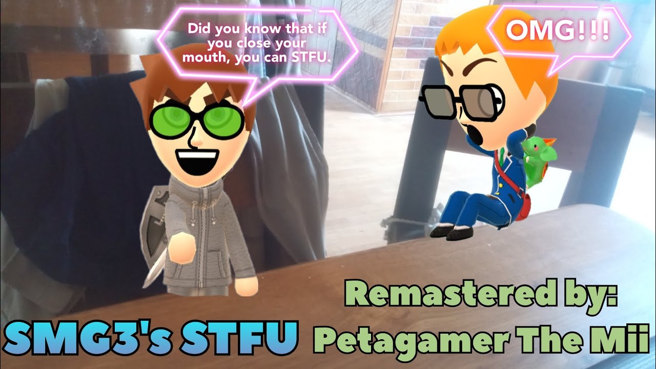 SMG3'S STFU (Mii Animation) | Petagamer The Mii - YouTube