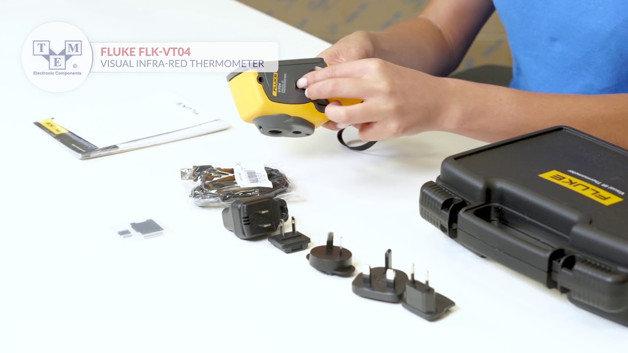 FLUKE FLK-VT04 - Visual infra-red thermometer - UNBOXING - YouTube